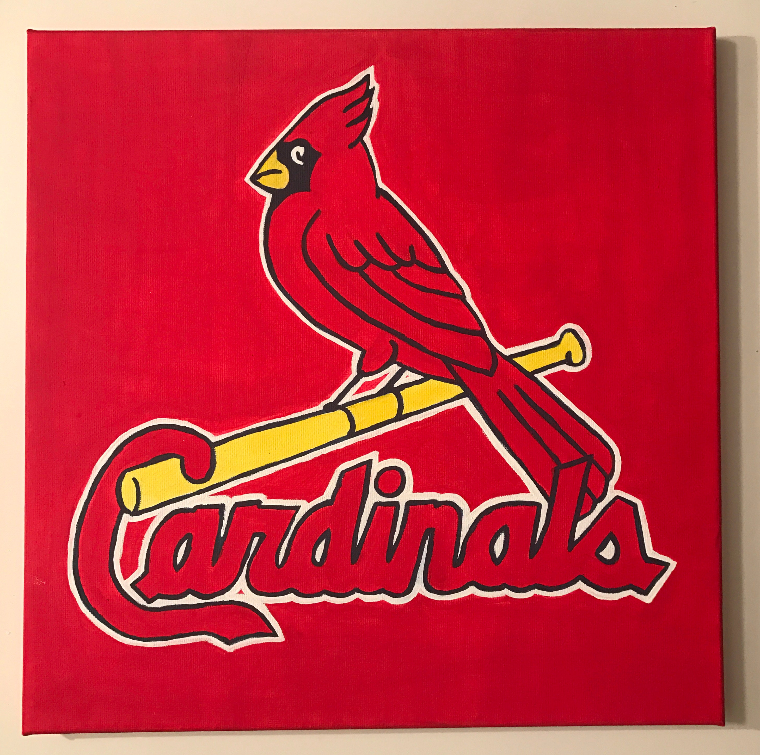 MLB Team Logo Canvas Painting Cualquier equipo Yankees, Dodgers, Cubs ...