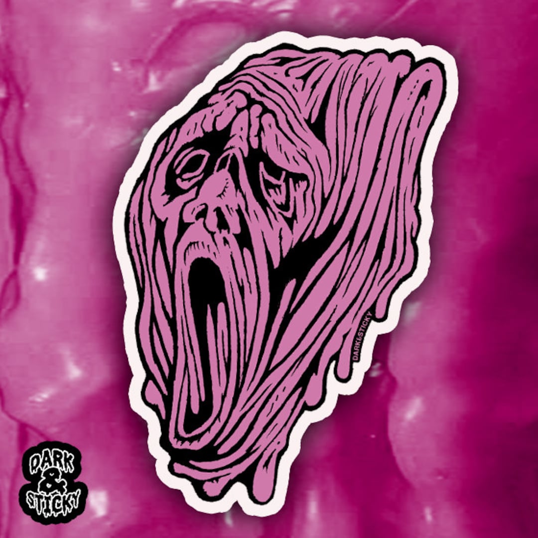 The Blob- Pink Slime- Horror Sticker- Classic Horror- 90s- Body Horror ...