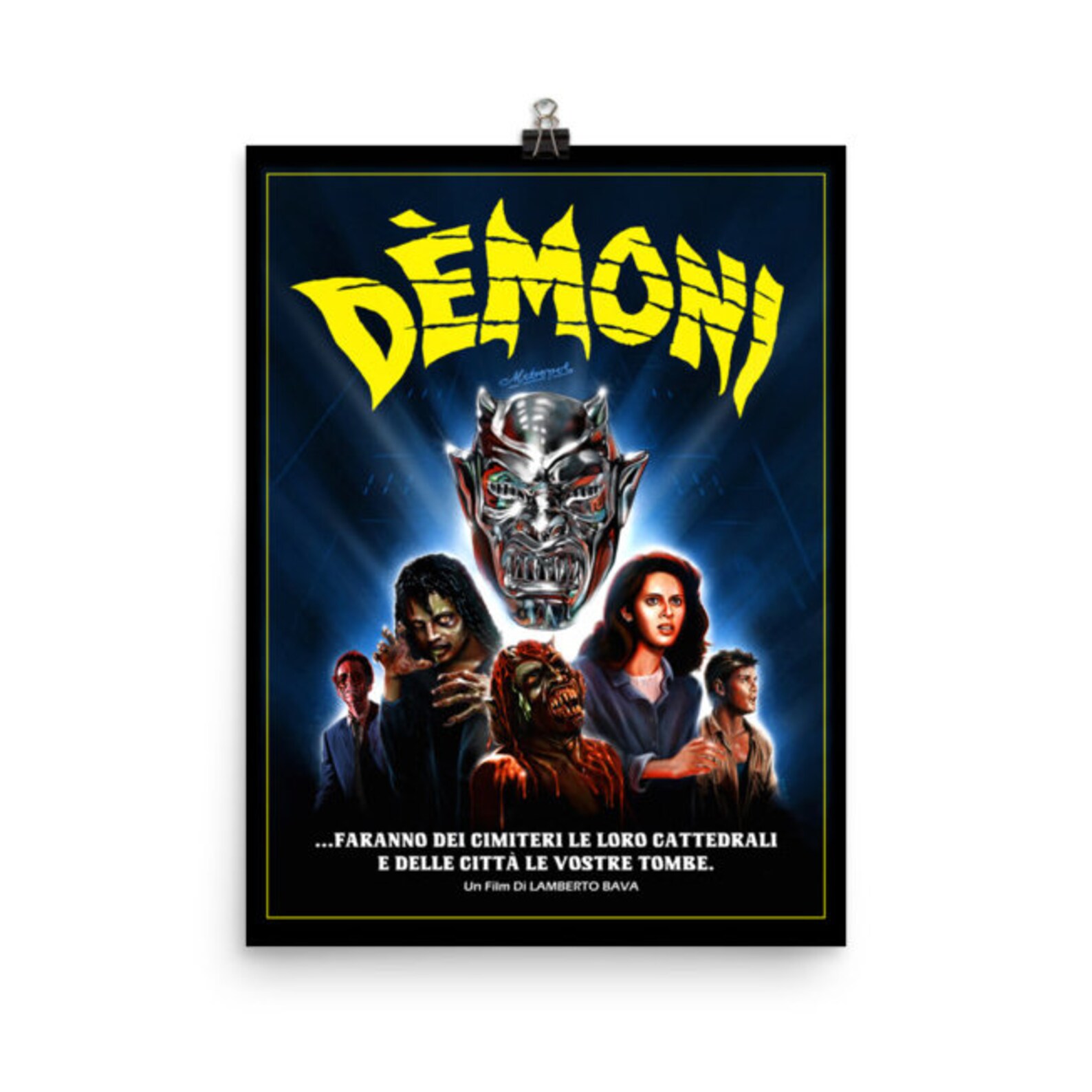 DEMONI demons 1985 Poster Print of Original Artwork | Etsy