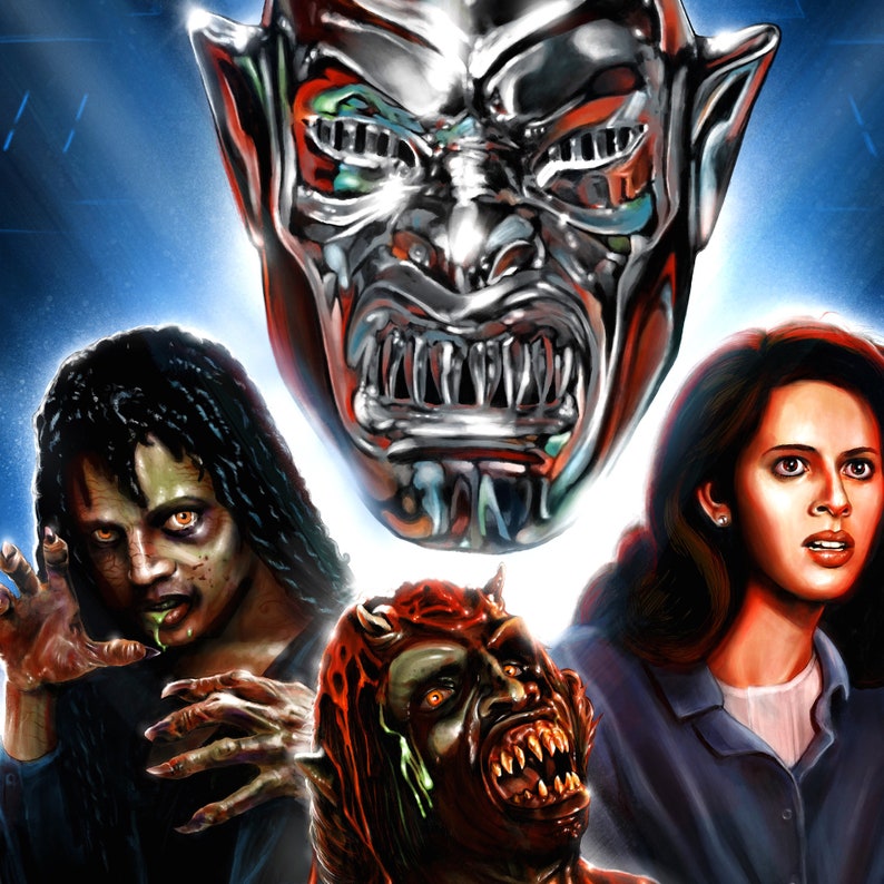 DEMONI demons 1985 Poster Print of Original Artwork - Etsy