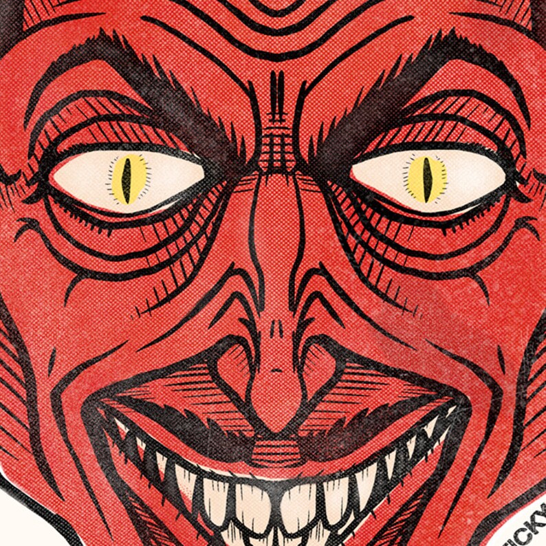 Devil- SEE YOU LATER- Sticker | Satan, 666, Horror, Evil, Monster ...