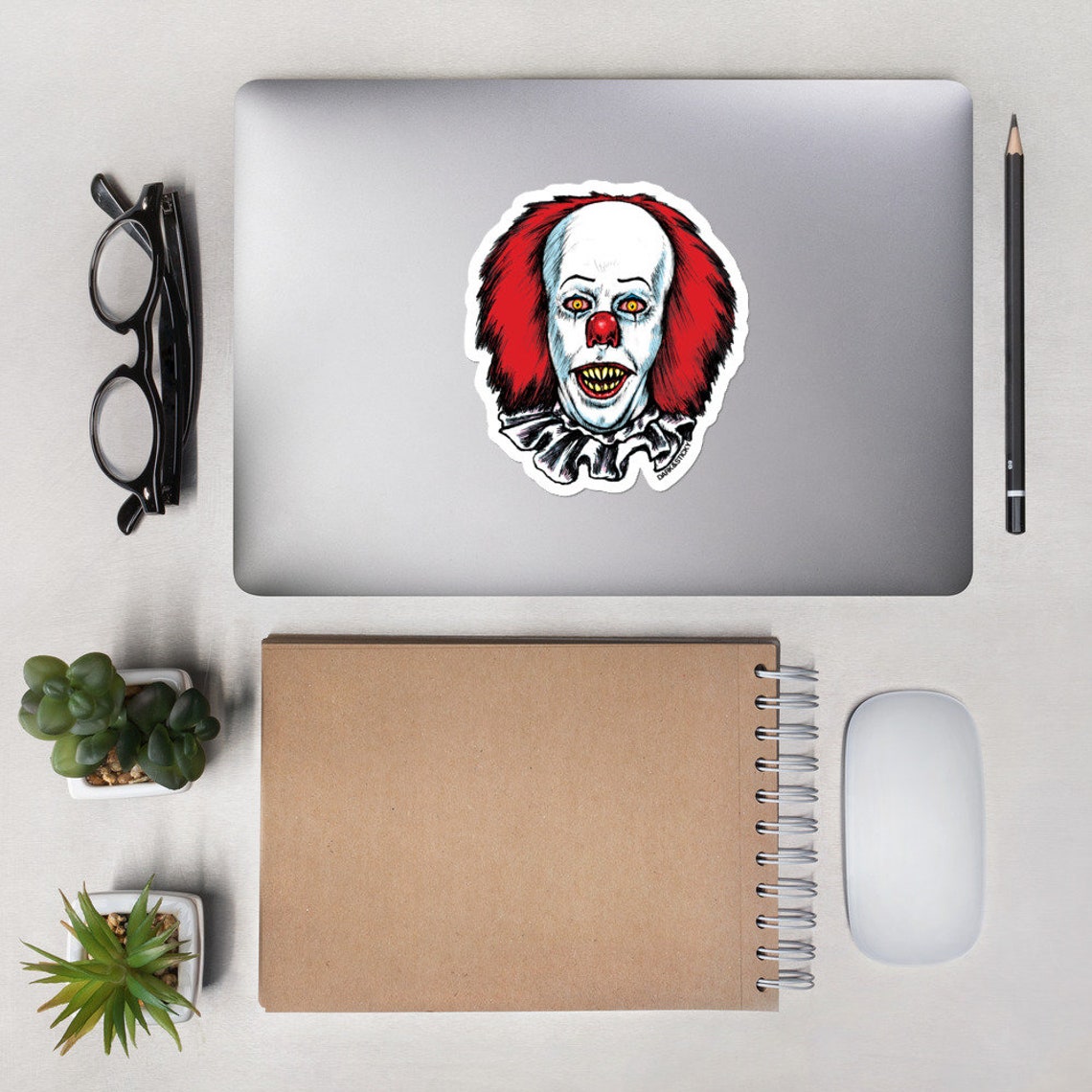 Pennywise IT 1990 Movie Horror Sticker (made to Order) - Etsy