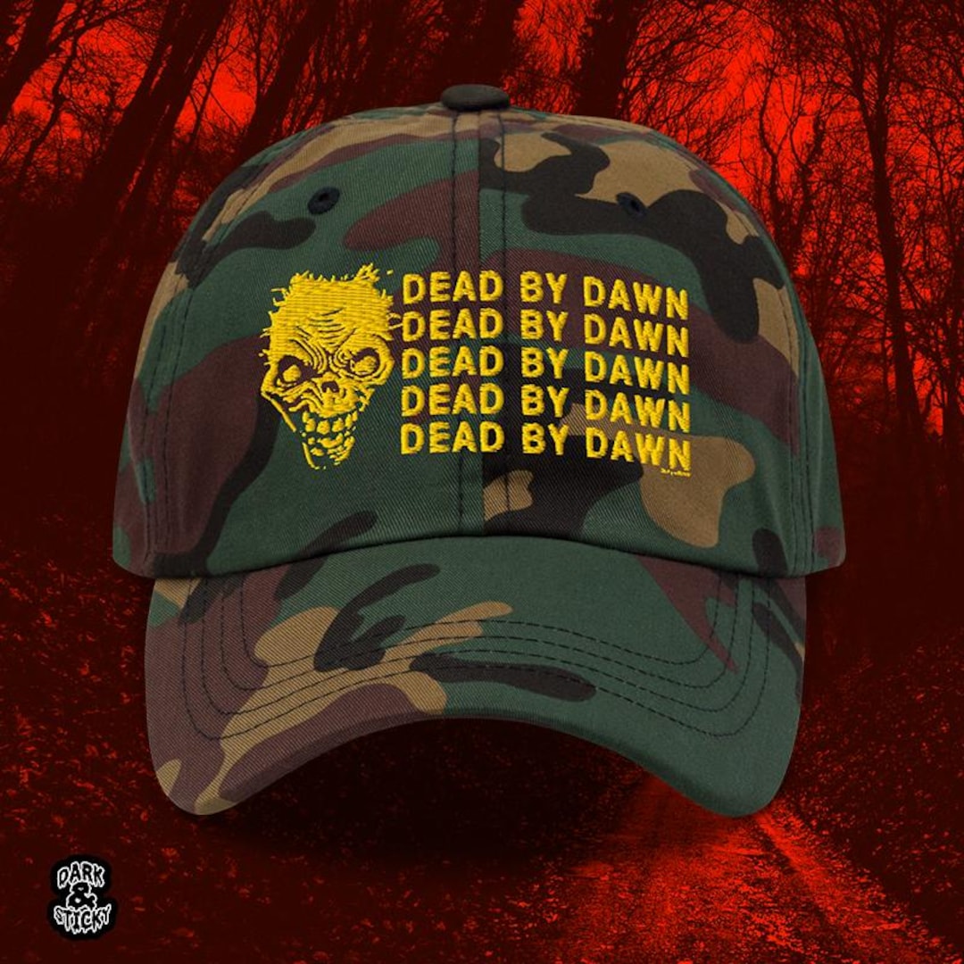 DEAD BY DAWN Camo Hat- Evil Dead 2| Horror Movies | Classic Horror ...