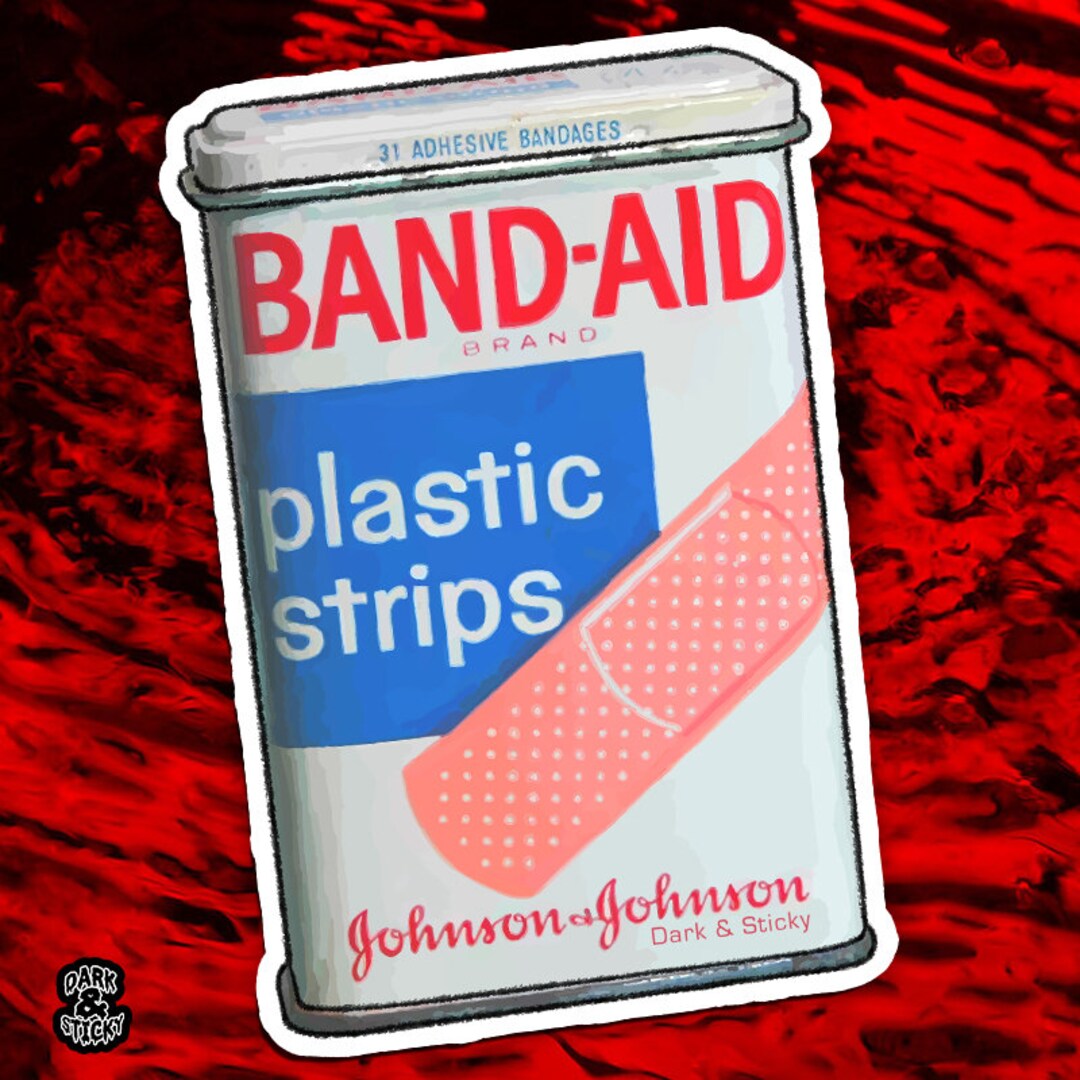 BAND AID Retro Sticker | 1970's, 1980's, 1990's Nostalgia | Vintage ...
