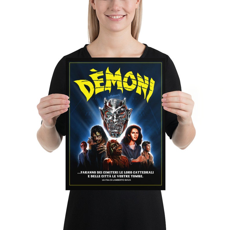 DEMONI demons 1985 Poster Print of Original Artwork | Etsy