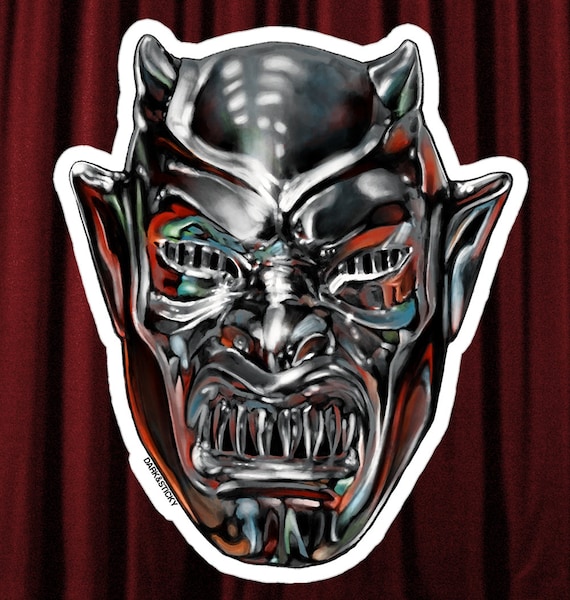 Demons Mask Sticker Dario Argento Lamberto Bava | Etsy