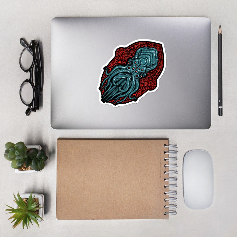 CTHULHU Vinyl Sticker HP Lovecraft horror Cult Mythos - Etsy