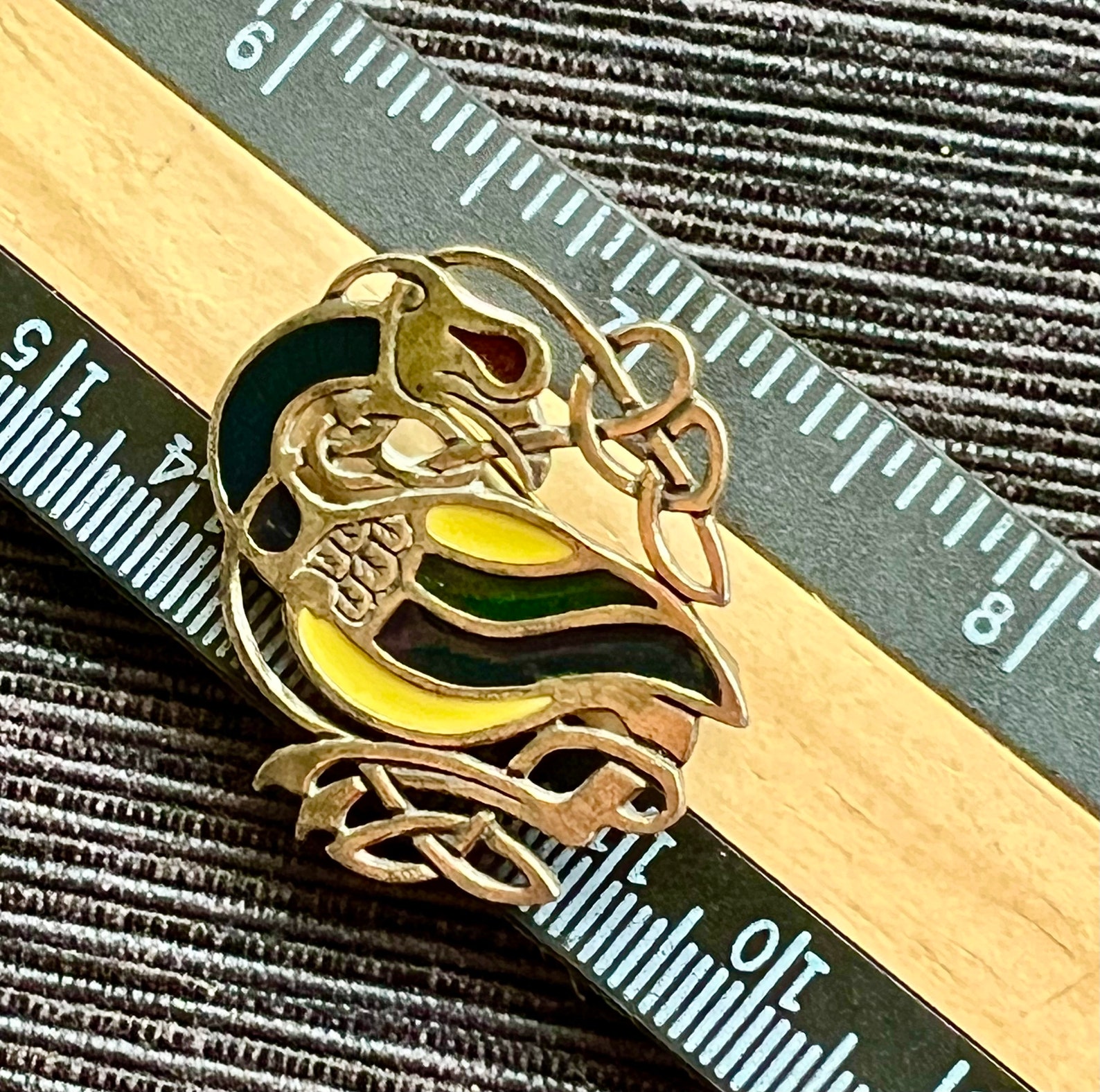 Miracle Jewelry- Book of Kells Swan Brooch (birmingham, England/1980s ...