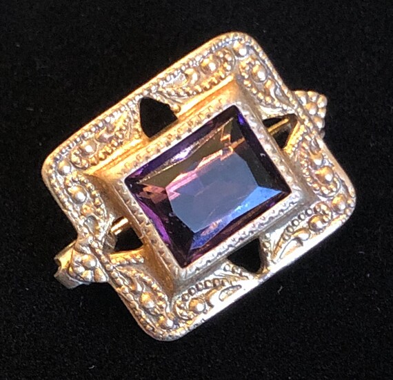 Antique Victorian Ribbon Pins- Set of Three (1.35”-.5… - Gem