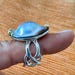 Mabe Pearl & Sterling Silver-the Queen of Gems (size 9, Face of Ring 1 ...