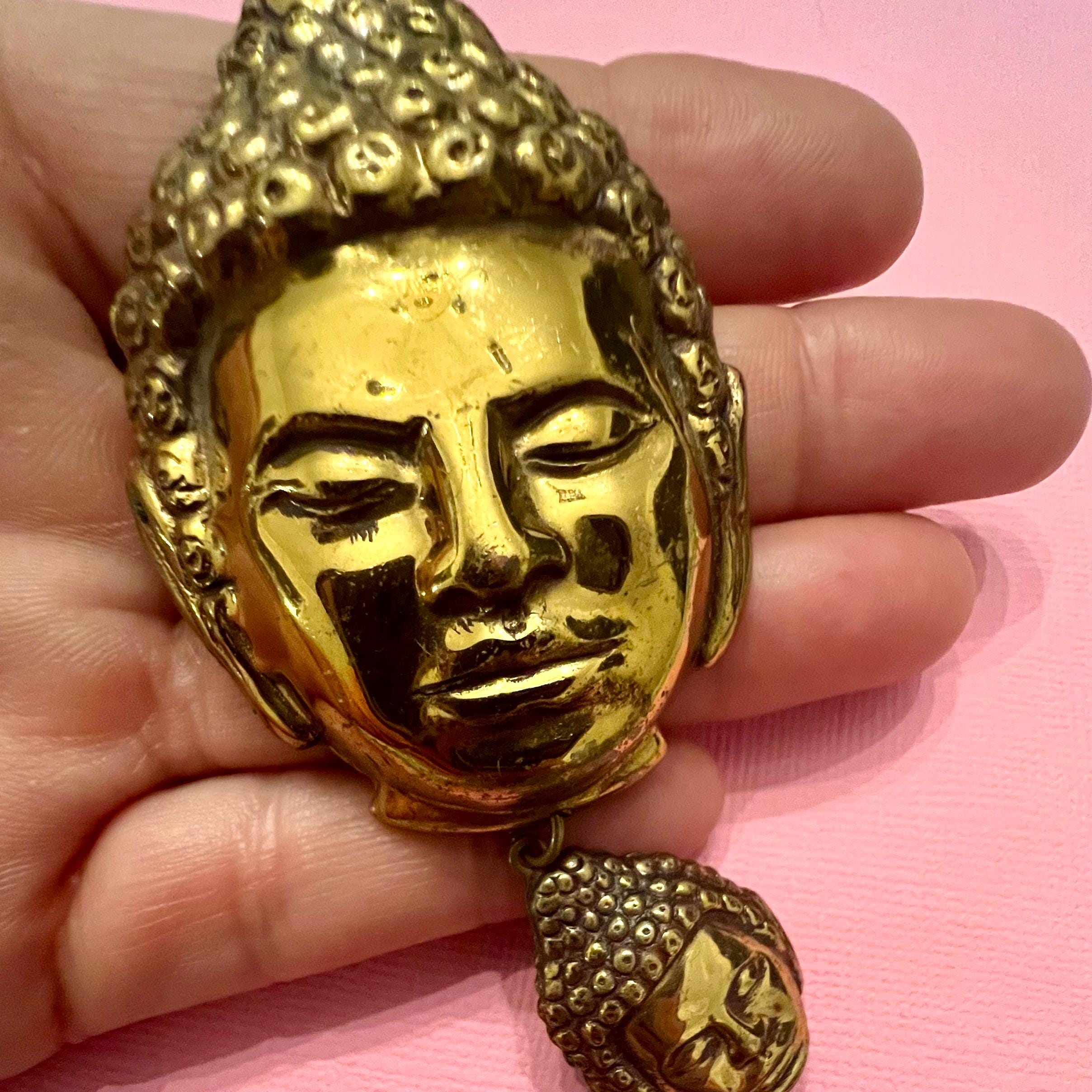 Buddha and His Mini Me (pressed Copper, 1980s) Spead the Peace and ...