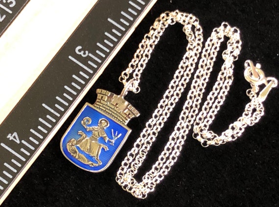 Medieval Heraldry- David Andersen-(.80”) Sterling Sil… - Gem