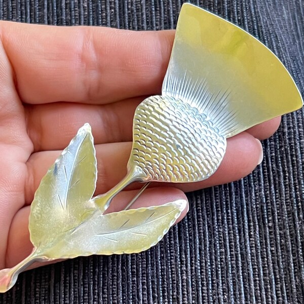 Huge Sterling Brooch - Etsy