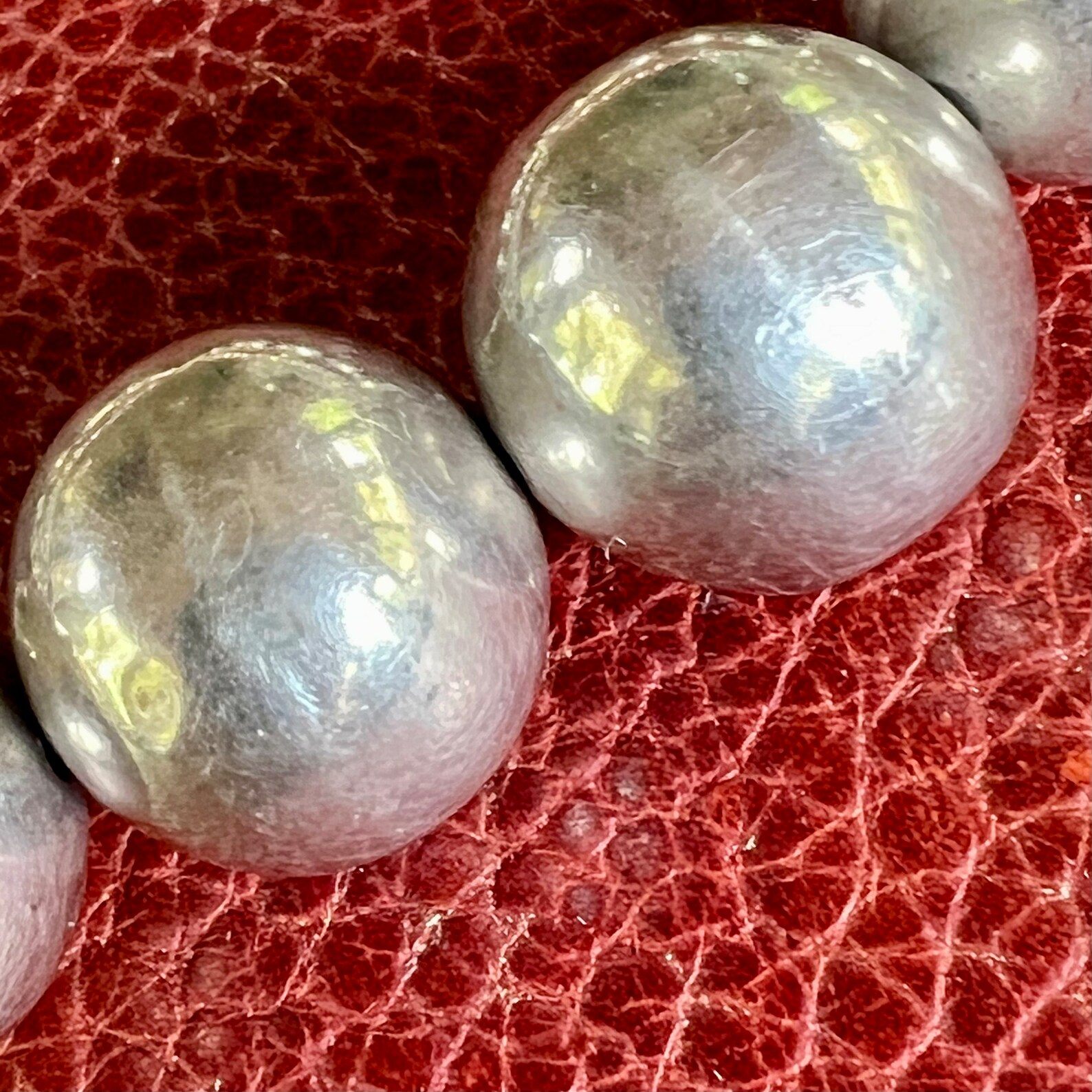 30" Sterling Silver Desert Pearl Necklace (taxco Mexico, 1980s, Largest ...
