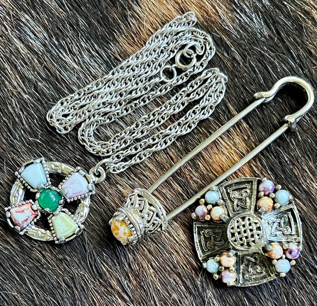 The Scottish Jacobite Collection: Kilt Pin, Brooch and Necklace ...