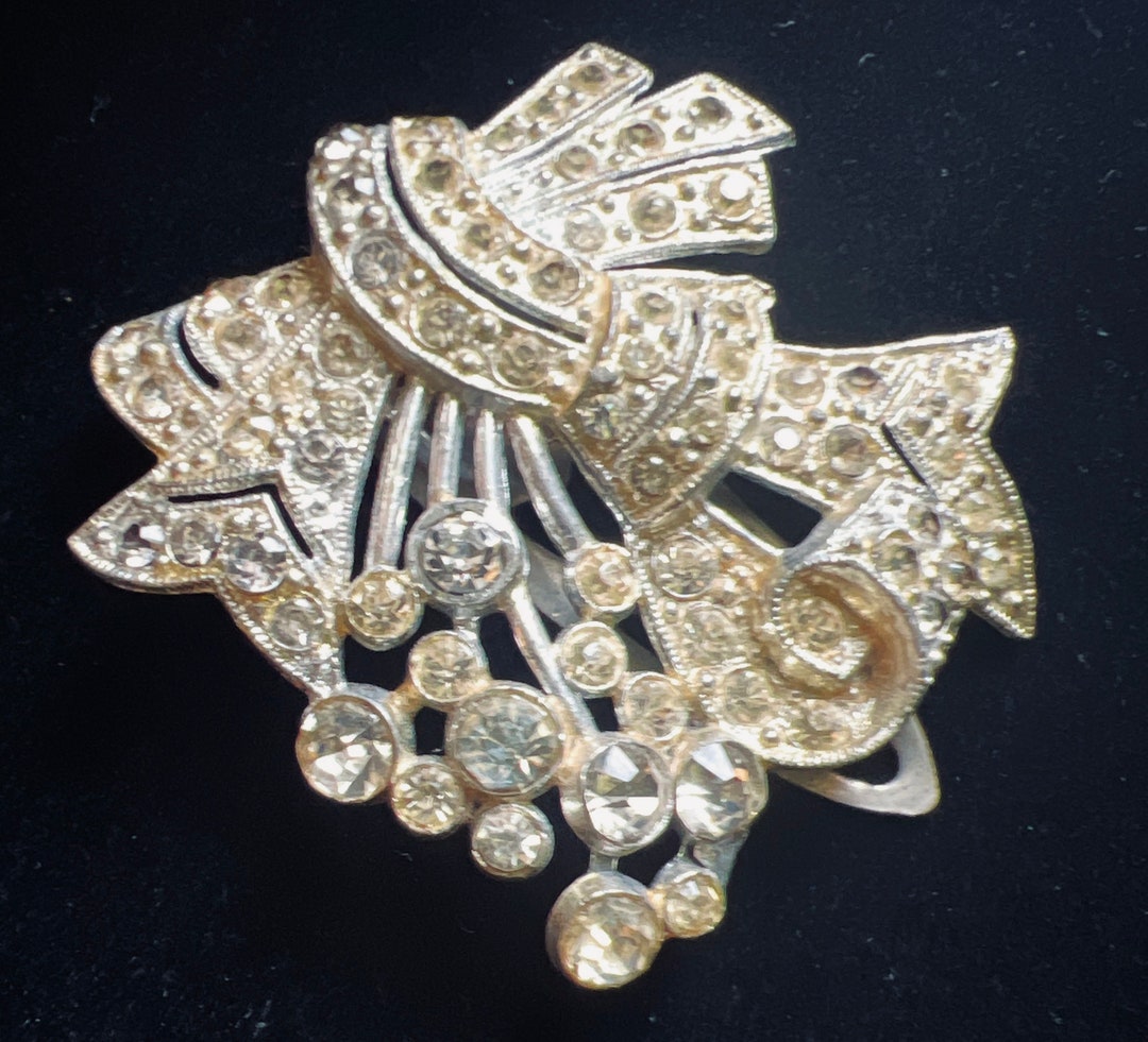 1930s-pot Metal Fur Clip-art Deco Glamor- for the Collector- Made in ...
