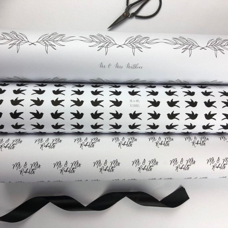 Personalised Gift Wrap / 100% Recyclable / Large Wrapping - Etsy