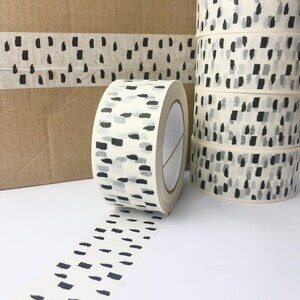 GIRAFFE DASH PRINT | 50mm X 50m Eco Patterned Packing Tape | Kraft Self ...