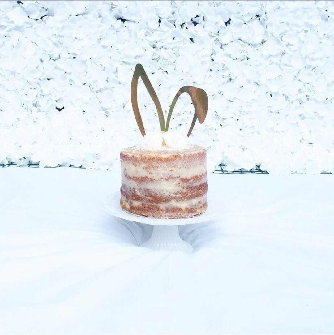 Bunny Ears Cake Topper - Etsy UK