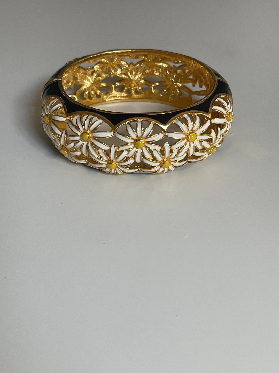 Hinged Cuff Bracelet by Joan Rivers - Etsy