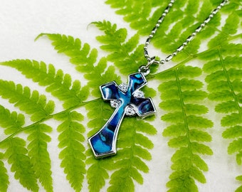 Abalone Shell Cross - Etsy