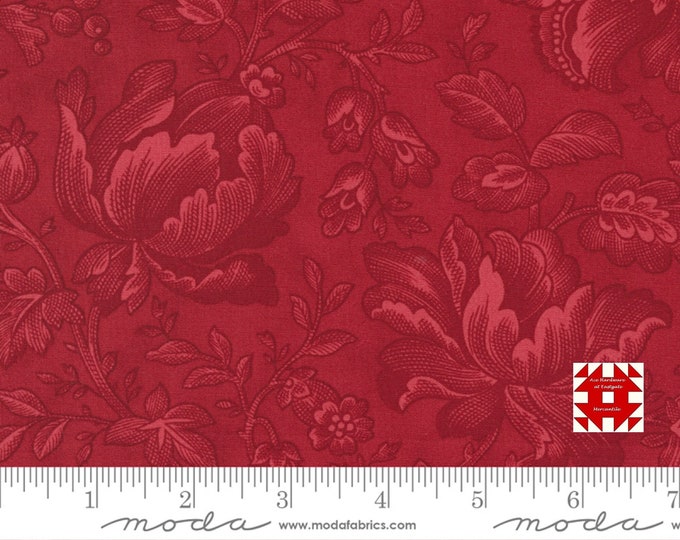Moda Cranberries & Cream by 3 Sisters - Tone on Tone Floral Toile in ...