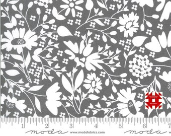 Moda Spring Brook by Corey Yoder Allover Floral Bouquet Print in Stone ...