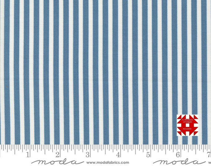 Moda Shoreline by Camille Roskelley - Simple Stripe Print on Medium ...