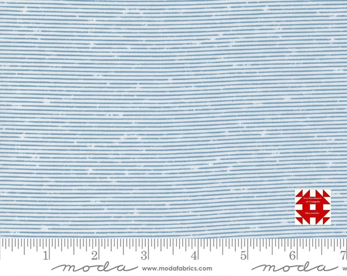 Moda Old Glory by Lella Boutique - Urban Stripe Print on Sky (item ...