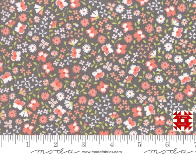 Moda Sugarcreek by Corey Yoder Small Floral in Slate item 29073 20 ...