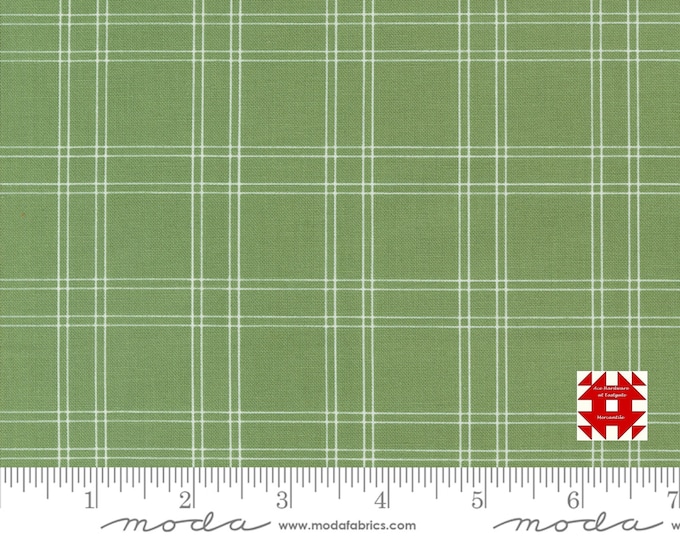 Moda Shoreline by Camille Roskelley - Plaid Print on Green (item #55302 ...