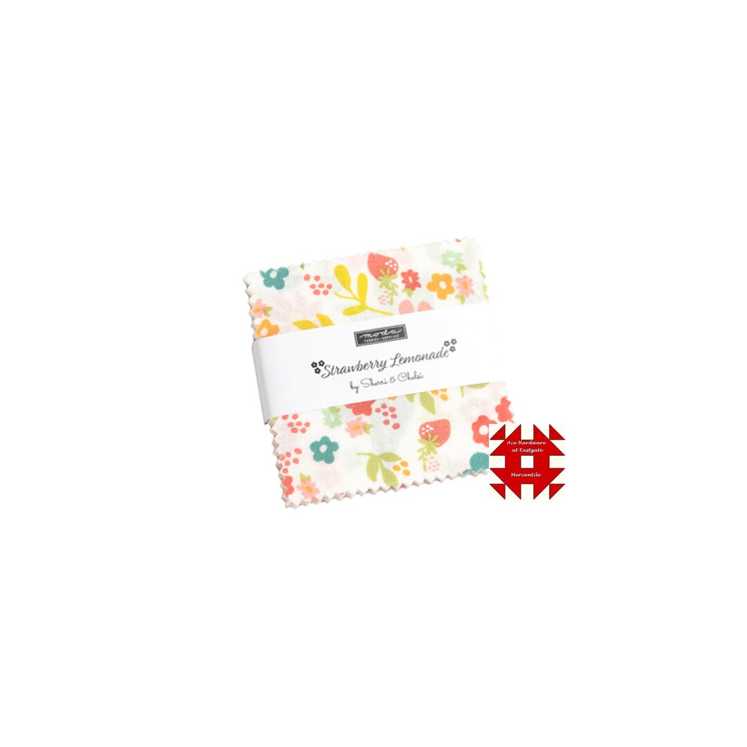 Moda Strawberry Lemonade Mini Charm Pack by Sherri & Chelsi - Etsy