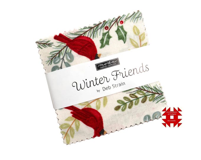 Moda Winter Friends Mini Charm Pack by Deb Strain - Etsy