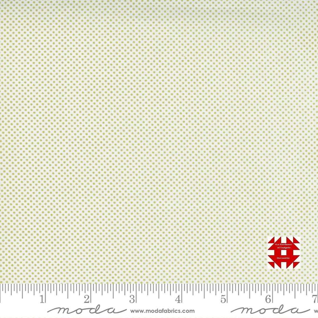 Moda Cozy up by Corey Yoder - Moss Dot Print in Cloud (item # 29126 25 ...