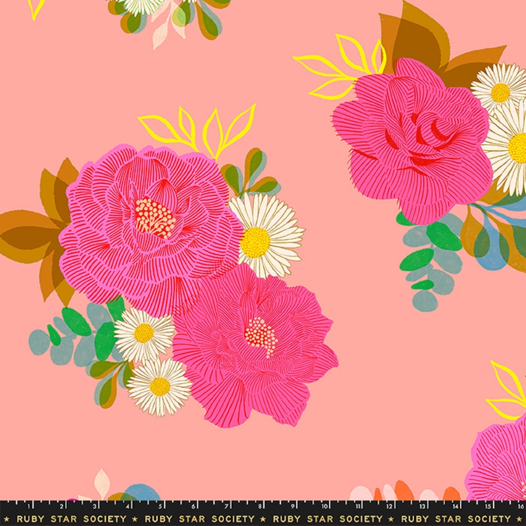 Ruby Star Society 108" Camellia Wideback by Melody Miller - Balmy (item # RS0036 11) - Yardage ...