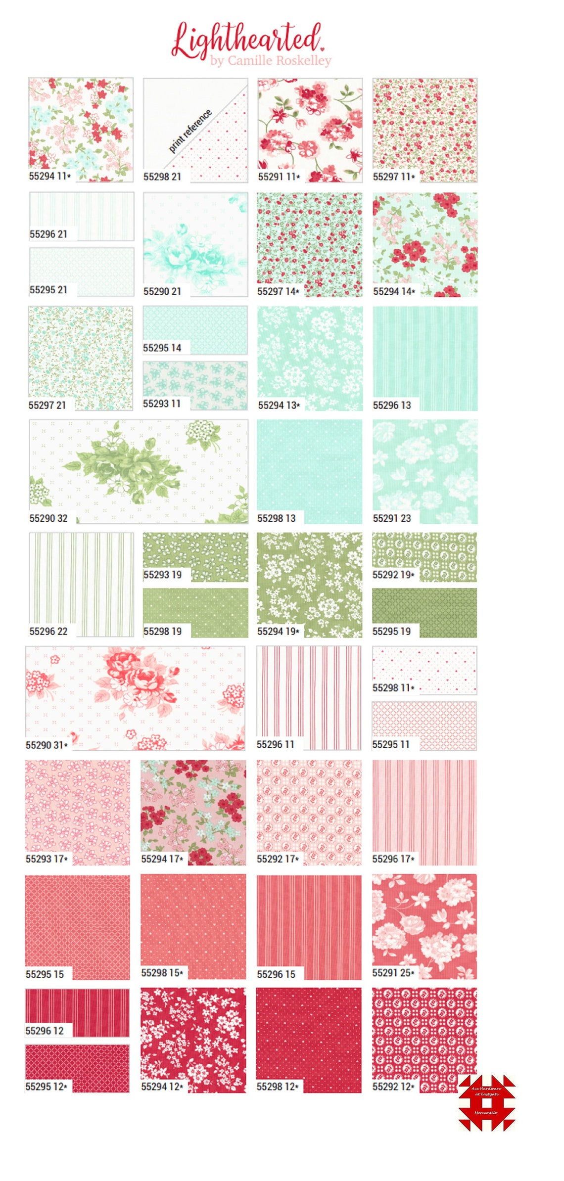 Moda Lighthearted Honey Bun by Camille Roskelley - Etsy