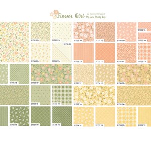 Moda Flower Girl Mini Charm Pack by Heather Briggs of My Sew Quilty ...