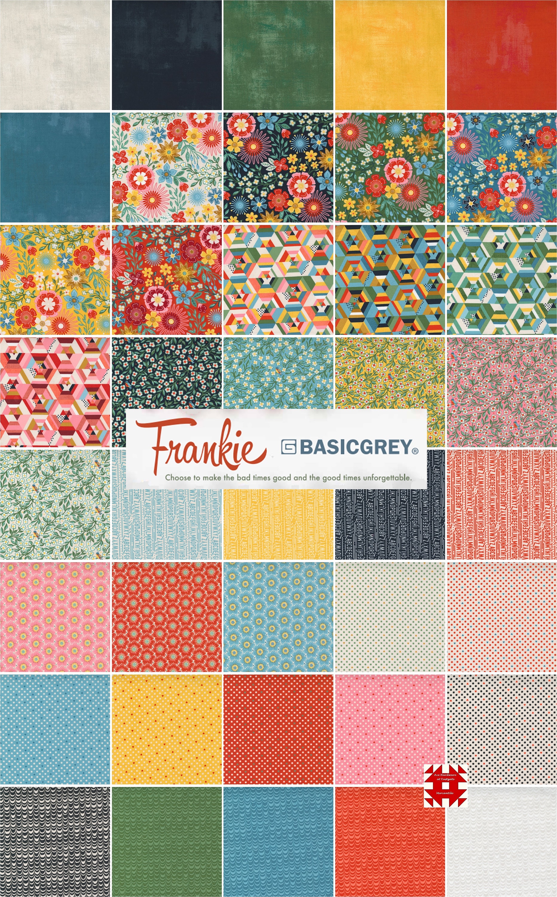 Moda Frankie Fat Quarter Bundle by Basicgrey - Etsy