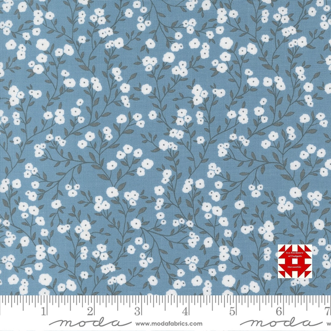 Moda Old Glory by Lella Boutique American Meadow Vine Print on Sky item ...
