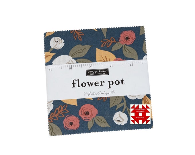 Moda Flower Pot Charm Pack by Lella Boutique - Etsy