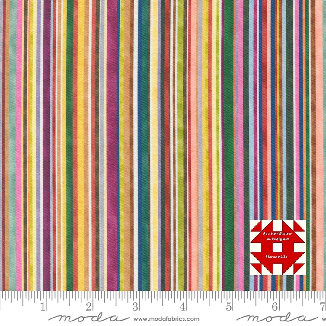 Moda Floribunda by Create Joy Project - Jive Train Stripe Watercolor ...