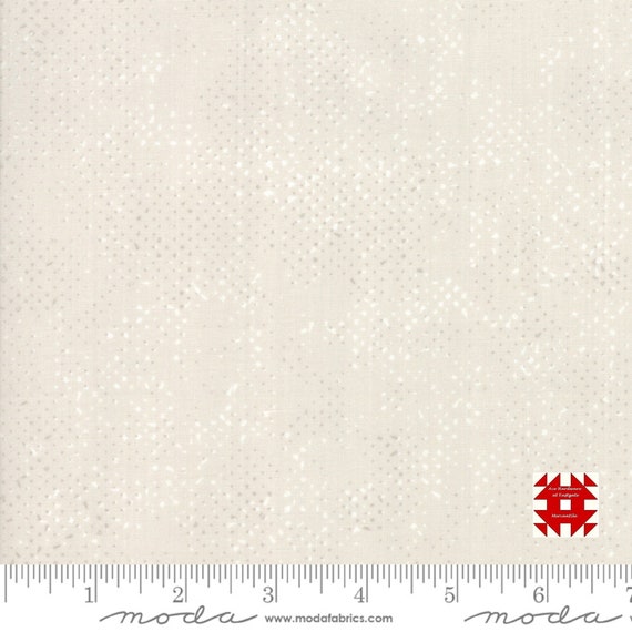 Moda Spotted in Ecru item 1660 86 by Zen Chic Yardage | Etsy