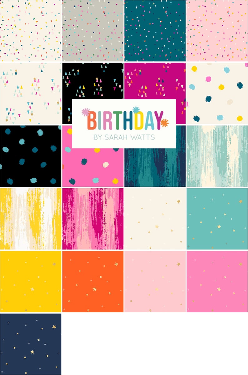 Birthday Layer Cake by Sarah Watts for Ruby Star Society - Etsy