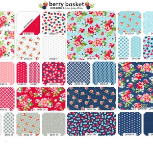 Moda Berry Basket Charm Pack by April Rosenthal of Prairie Grass ...