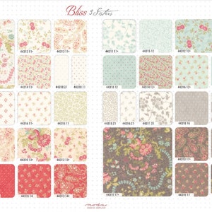 Moda Bliss Fat Eighth Bundle by 3 Sisters - Etsy