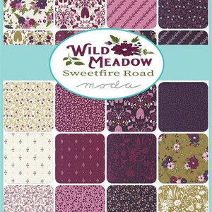 Moda Wild Meadow Charm Pack by Jackie Macdonald of Sweetfire Road - Etsy