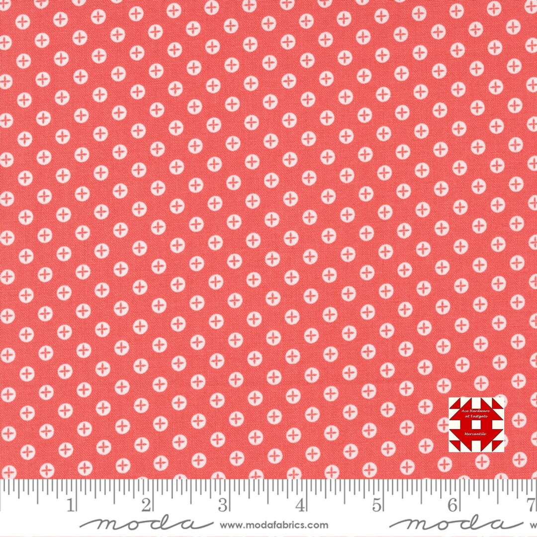 Moda Sunwashed by Corey Yoder of Coriander Quilts - Pomegranate Polka ...