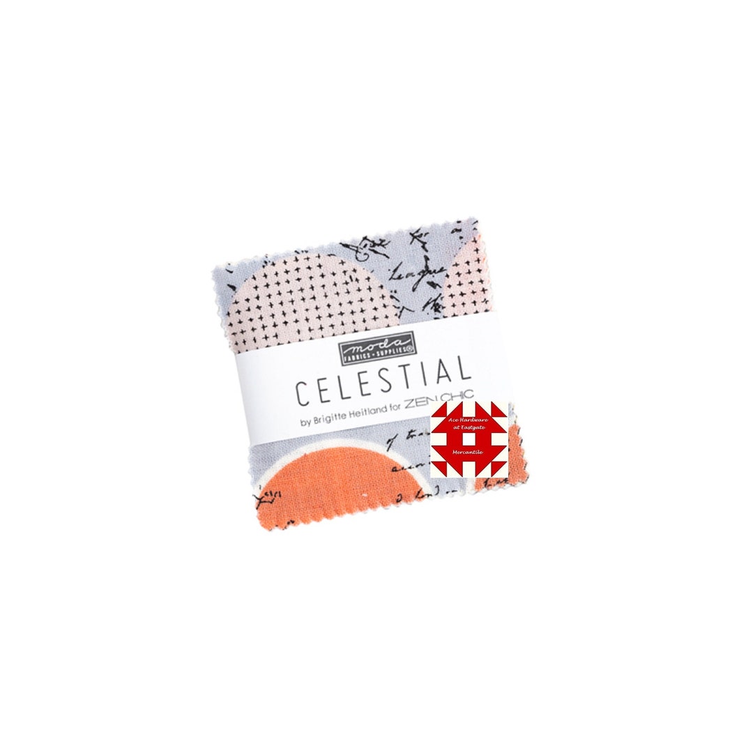 Moda Celestial Mini Charm Pack by Brigitte Heitland for Zen Chic - Etsy