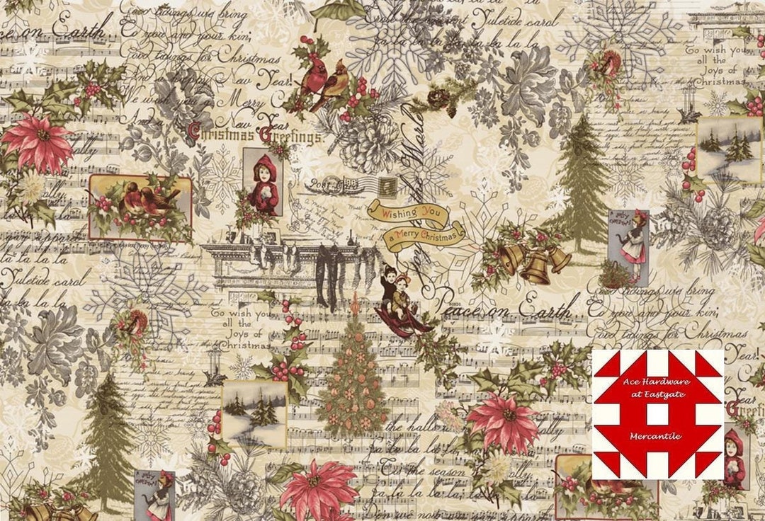 Moda 3 Sisters Favorites Collages Collection -marche De Noel Vintage ...