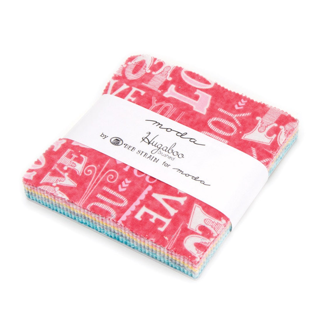 Moda Hugaboo Brushed Charm Pack by Deb Strain - Etsy